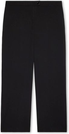 Fiorella Rubino Femme, Pantalons, Noir, Taille: 40 FR Pantalon Large en Tissu Stretch