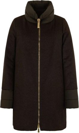 Moorer Femme, Manteaux, Brun, Taille: 44 FR Veste dhiver