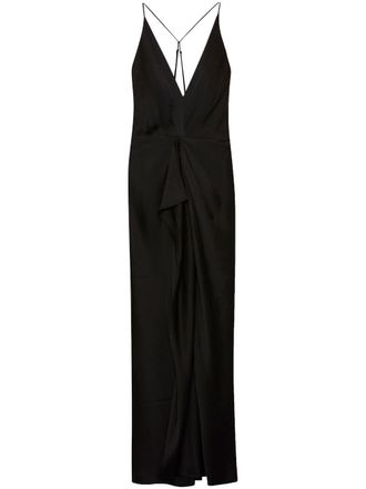 SIMKHAI Drapiertes Kleid - Schwarz