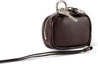 Acne Studios Porte monnaie Camero Clip en cuir grain&eacute; m&eacute;lang&eacute;