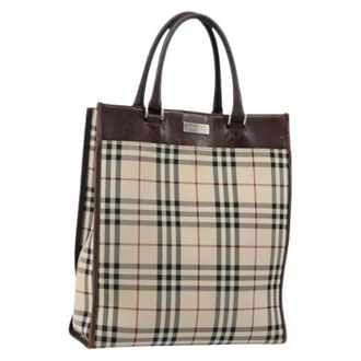 Burberry Pre-owned Canvas Tote Bag - - Pre-owned - Damen - Beige - ONE SIZE