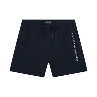 Tommy Jeans Homme, Maillots de bain, Bleu, Taille: M Short de bain mi-long