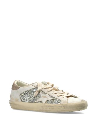 Golden Goose Womens Super-Star Glitter-Detail Sneakers Aw26 W