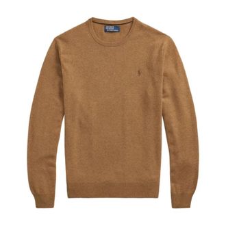 Polo Ralph Lauren Rundhalspullover mit gesticktem Pony - - Knitwear - Herren - Braun - 2XL