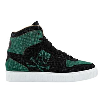 Philipp Plein unisex, Chaussures, Vert, Taille: 39 EU Notorious Hi-Top Baskets