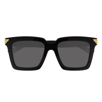 Bottega Veneta Eckige Sonnenbrille - - Accessories - unisex - Schwarzk - 53 MM