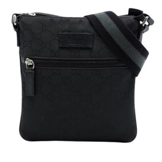 Gucci Pre-owned Nylon Crossbody Bag - - Pre-owned - Damen - Schwarzk - ONE SIZE