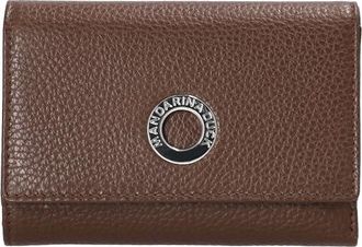Mandarina Duck Mellow Leather Wallet, Accessoire de Voyage-Portefeuille Femmes, Chocolat au Lait, Taille Unique