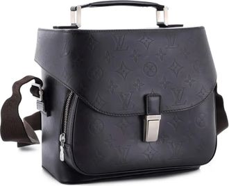 Louis Vuitton Charly Camera Bag Monogram Glace Leather crossbody bag - Braun