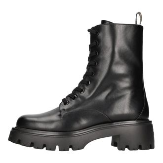 Stuart Weitzman Femme, Chaussures, Noir, Taille: 37 1/2 EU Lace-up Bottes