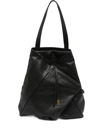 Mialuis sac cabas Ferdi en cuir - Noir