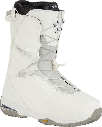 Nitro Herren Snowboards Team TLS 23 All Mountain Freeride Freestyle Schnellschnürsystem Boot Snowboardboot, White, MP 30,0 // EU 45 1/3 // US 12