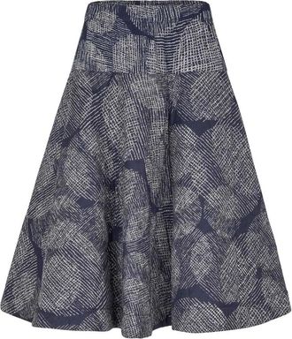 Masai Femme, Jupes, Bleu, Taille: 42 FR MaSwean Midi Skirt