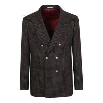 Brunello Cucinelli Elegant Suit Jacket - - Jackets - Herren - Braun - L