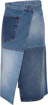 Philosophy di Lorenzo Serafini Femme, Jupes, Bleu, Taille: 36 FR Gonna