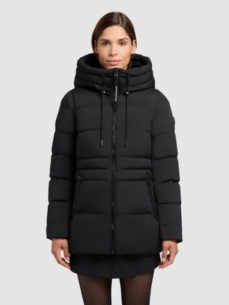 Khujo Steppjacke MATLA Rei&szlig;verschlusstaschen mit Fleecefutter, eine &Auml;rmeltasche