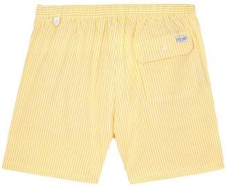 Maison Labiche Short de bain ray&eacute; Playa brod&eacute;