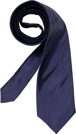 Eton Herren Krawatte blau unifarben