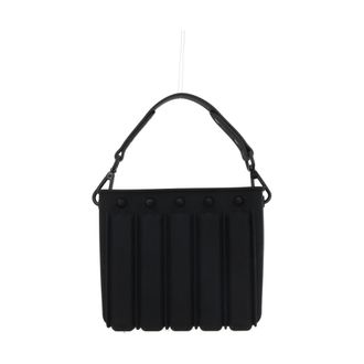 Craig Green Homme, Sacs, Noir, Taille: ONE Size Sac &agrave; main en silicone noir avec quincaillerie noire
