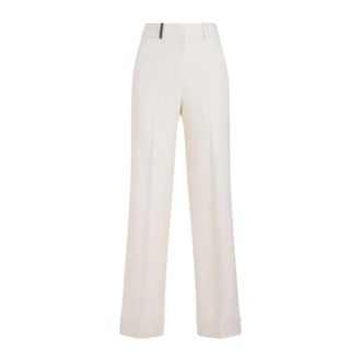 PESERICO Wide Hosen - - Trousers - Damen - Beige - L