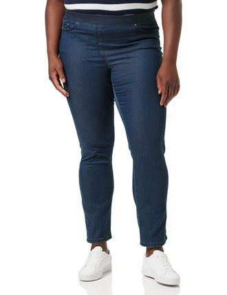 Raphaela by Brax Damen Slim Jeanshose 10-6220, Pamina, Gr. W38/L32 (Herstellergr&ouml;&szlig;e: 48 Normalgr&ouml;&szlig;e), Blau (Dark Blue 22)