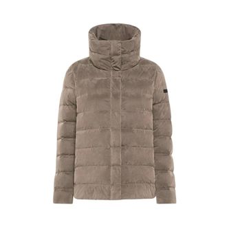 Roberto Ricci Design Hochgeschlossene Pufferjacke aus Cupro - - Jackets - Damen - Braun - S