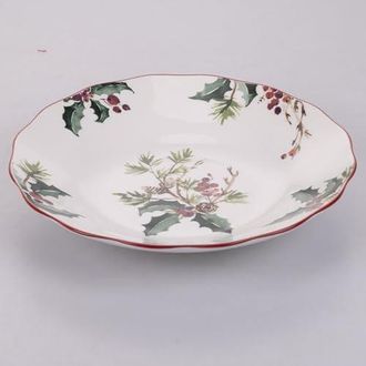 Villa D'Este Home Tivoli 6er Set Suppenteller Porzellan Vintage Xmas