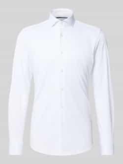 HUGO BOSS Slim Fit Businesshemd mit Haifischkragen Modell HANK