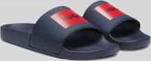 HUGO BOSS Badeschuhe mit Logo Print
