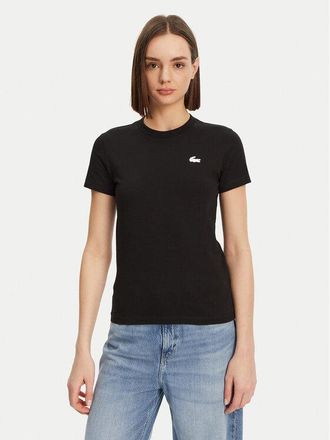 Lacoste T-Shirt TF9246 Schwarz Slim Fit