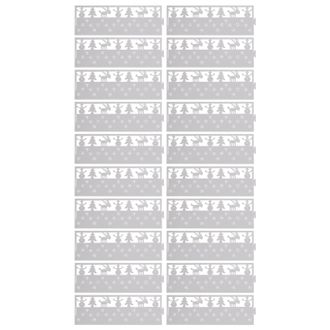 Angoily CORHAD 50 St&uuml;ck Teiliges Weihnachts-papierschirm mit Hohlem Schneeflocken-Design Silberfarbene Kerzenlampenschirme aus Rei&szlig;festem Papier Kreative Weih