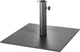 Hesperide Quadratischer Sonnenschirmständer Anthrazit - 20 kg - Anthrazit