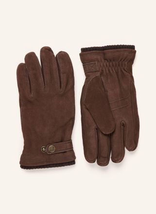 Hestra Lederhandschuhe Bergvik braun