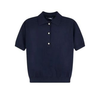 Max Mara Smmpomposa Maglia Canottiera Top - - Tops - Damen - Blau - M