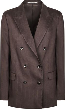 Tagliatore Femme, Vestes, Brun, Taille: 38 FR Donna Over Blazer