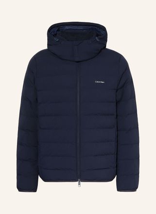 Calvin Klein Steppjacke Mit Abnehmbarer Kapuze blau