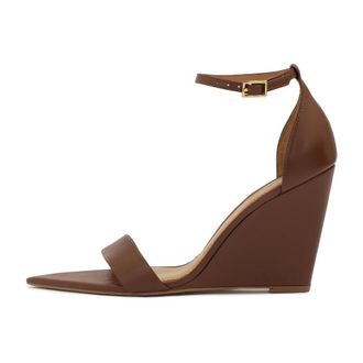 Kazar Braune Ledersandalen mit Plateauabsatz - - Shoes - Damen - Braun - 35 EU