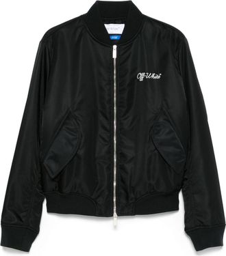 Off-white veste bomber Script NYL - Noir