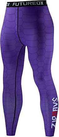 Generic Legging de compression pour homme - Collant de course &agrave; pied - Couche de base - Pantalon de cyclisme pour entra&icirc;nement, athl&eacute;tisme, gym, course &agrave; pied