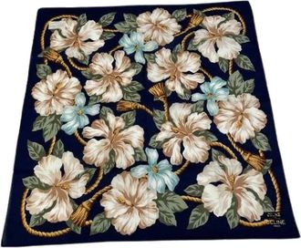 Celine unisex, Pre-owned, Multicolore, Taille: ONE Size Foulard en soie vintage Pre-owned