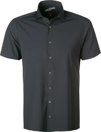 Pure Herren Kurzarmhemd schwarz