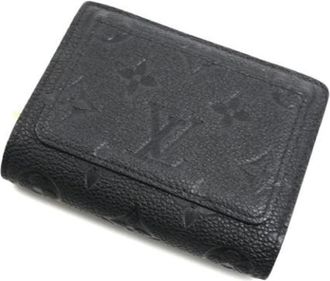 Louis Vuitton Portefeuille Bi-fold Monogram Empreinte Pre-owned - Femme - Pre-owned - Noir - Taille: ONE Size