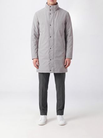 Herno Manteau droit &agrave; double &eacute;paisseur rembourr&eacute; de duvet