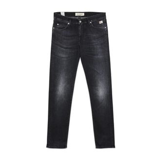 Roy Rogers Schwarze Denim-Jeans mit Ausgewaschenem Look - - Jeans - Herren - Schwarzk - W38