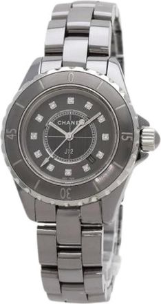Chanel Montre-bracelet Pre-owned H3241 - Femme - Pre-owned - Gris - Taille: ONE Size