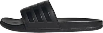 adidas Mixte Adilette Comfort Slides, Core Black / Core Black / Core Black, 54 EU