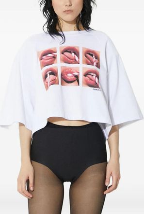 Fiorucci t-shirt à imprimé graphique - Blanc