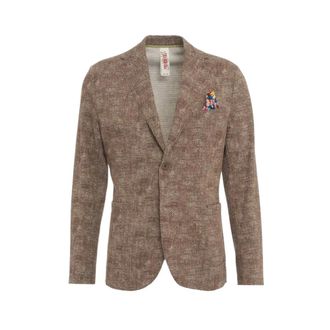Bob Homme, Vestes, Brun, Taille: 4XL Blazer Homme &Eacute;l&eacute;gant