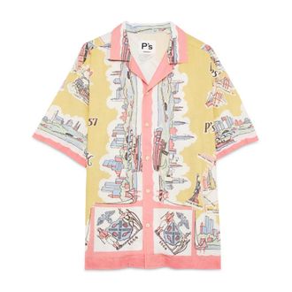 President's New York Karte Gelbes Shirt - - Shirts - Herren - Mehrfarbig - XL