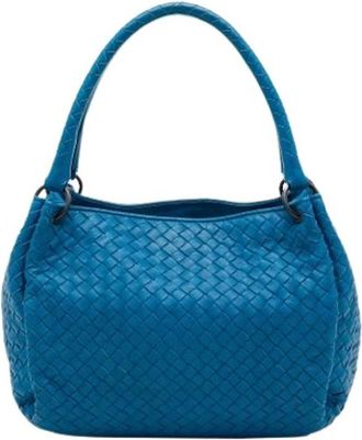Bottega Veneta Pre-owned Gewebte Tote Bag - - Pre-owned - Damen - Blau - ONE SIZE